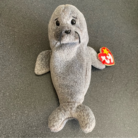 Ty | Toys | 32 Ty Beanie Baby Slippery The Seal Mwmt | Poshmark